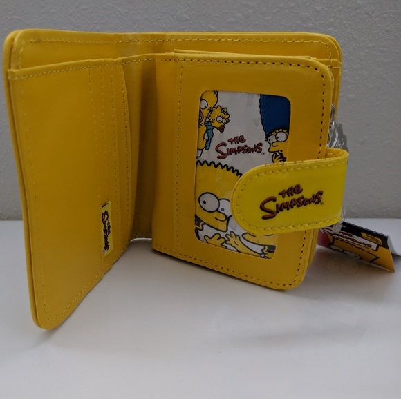 Bags | The Simpsons Yellow Bifold Wallet | Poshmark